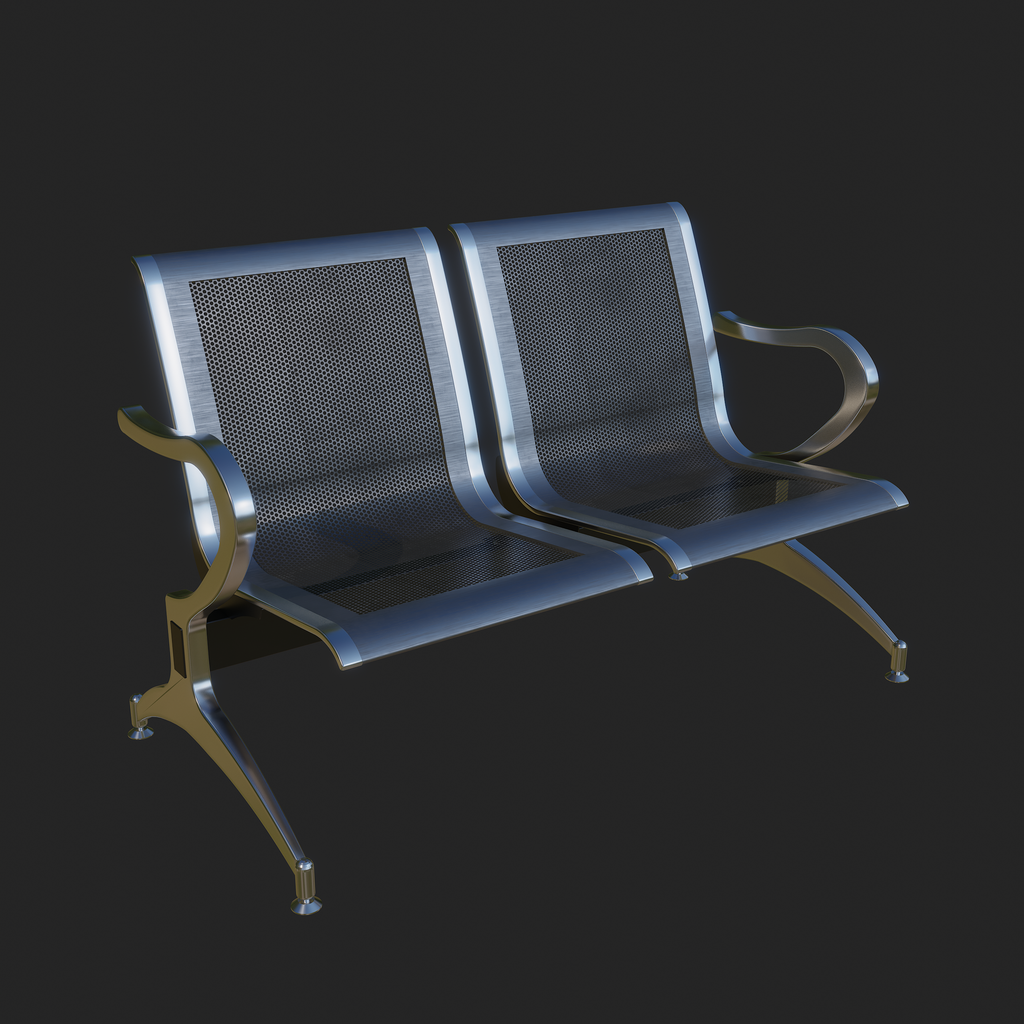 Bench 3B | Benches models | BlenderKit