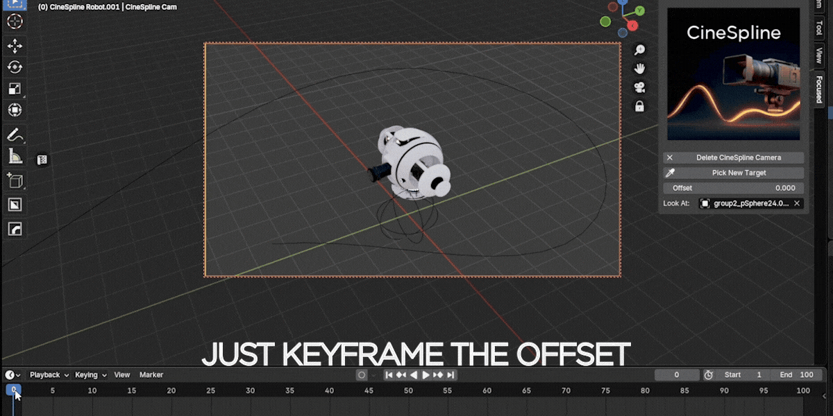 CineSpline – Cinematic Camera Rig for Blender | BlenderKit