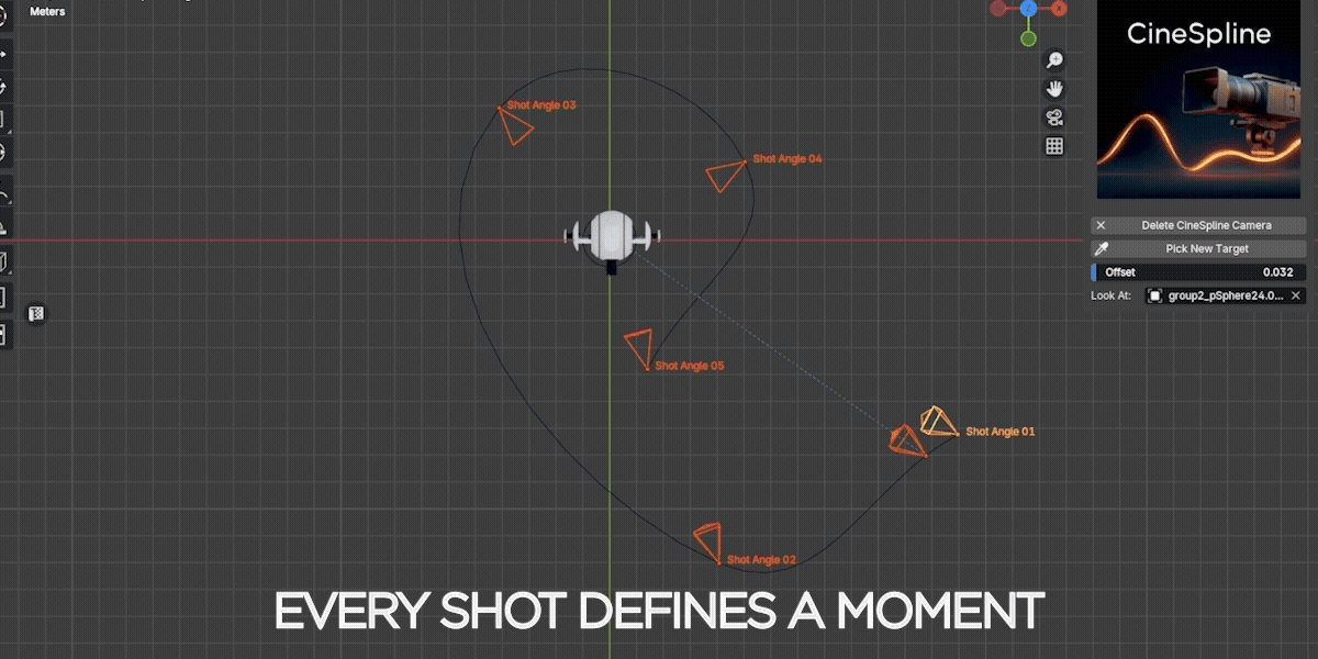 CineSpline – Cinematic Camera Rig for Blender | BlenderKit