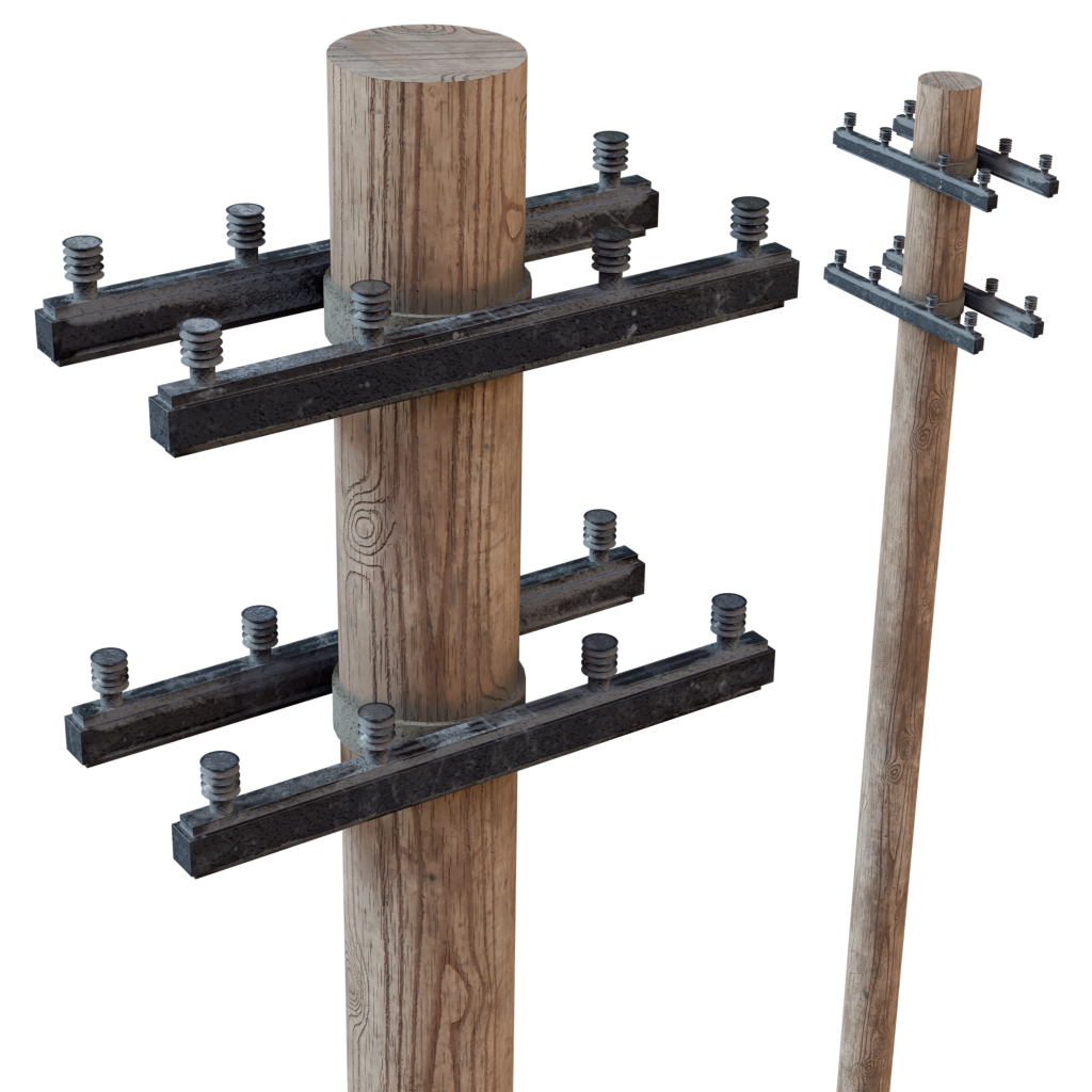 Electric Post | Urban Environment models | BlenderKit