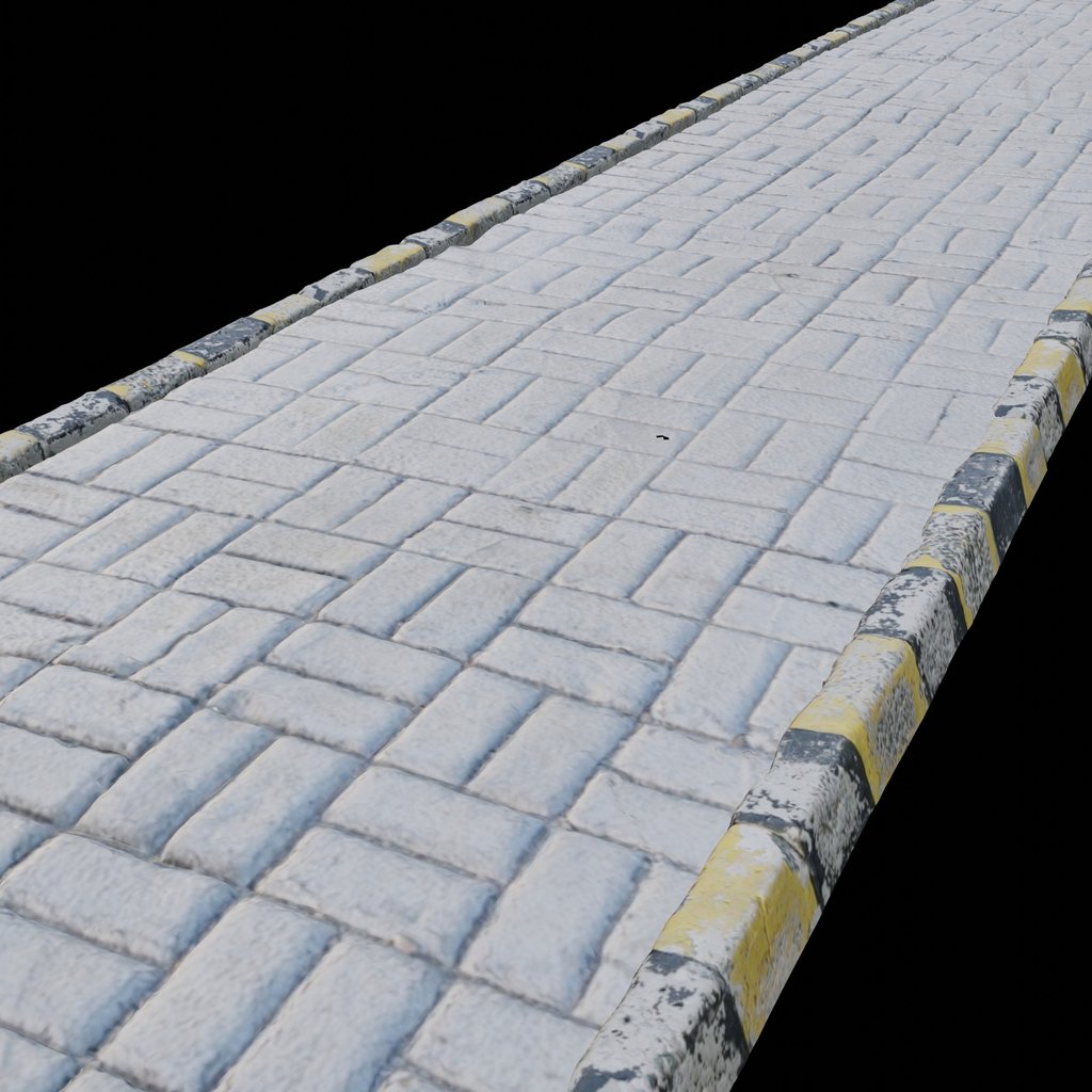BlenderKit | Download the FREE Walkway footpath model