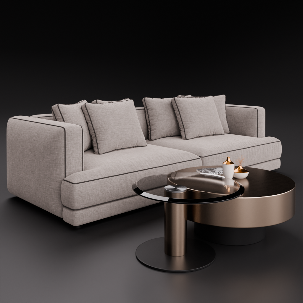 Sofa Augusto | Sofas models | BlenderKit