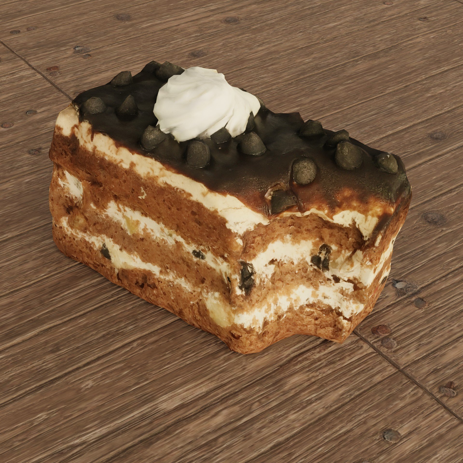 Bited Pastry | FREE Food / Drinks models | BlenderKit