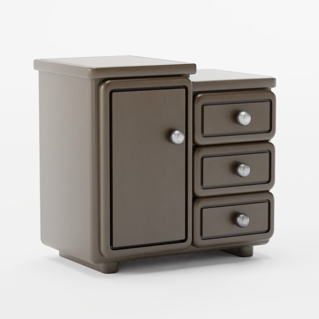 Stylised Drawer | FREE Sideboard & Drawers models | BlenderKit