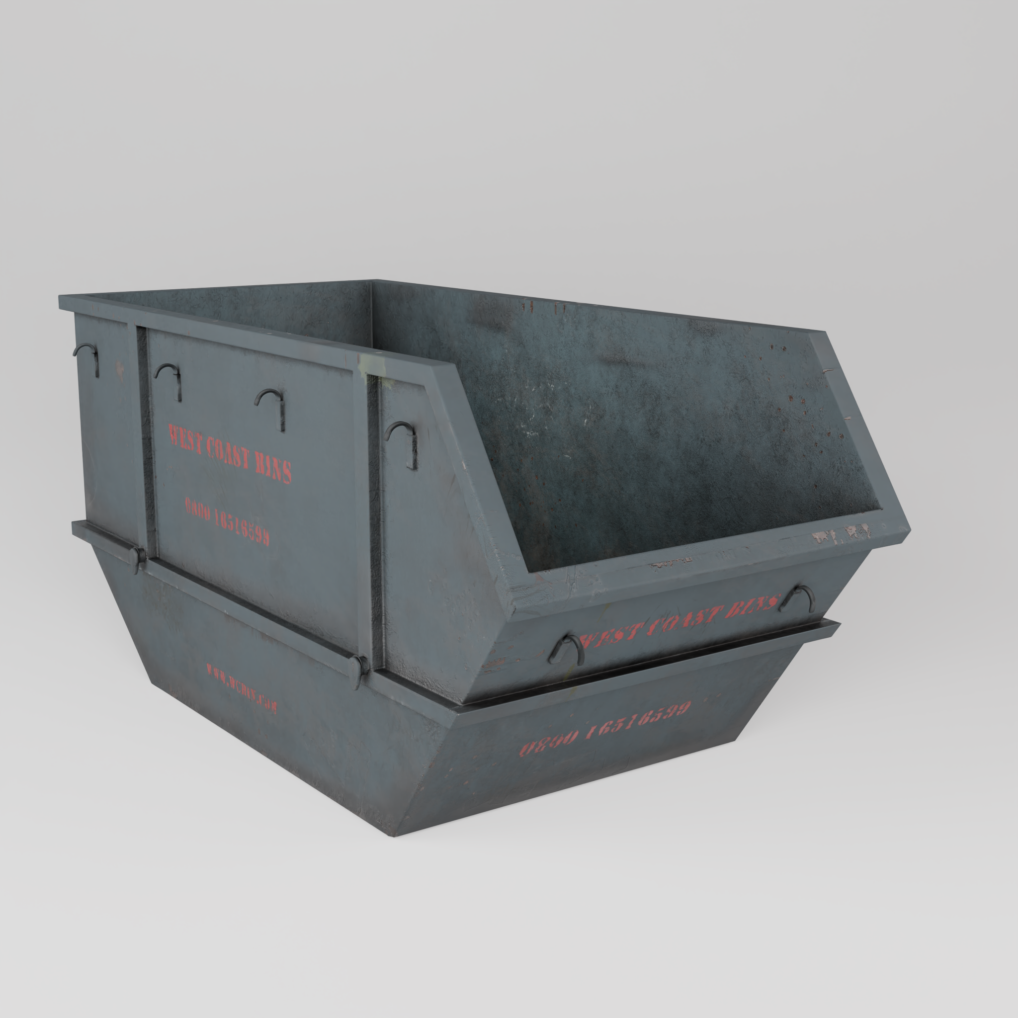 Rubbish Skip | FREE Containers models | BlenderKit