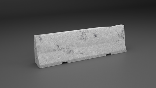 Concrete Blockade | FREE Exterior Elements models | BlenderKit