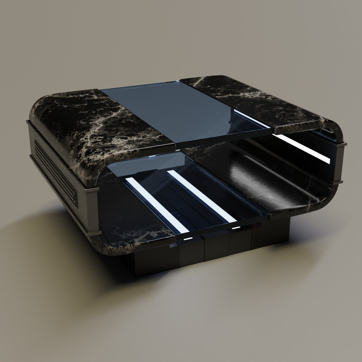 Sci-fi coffee table | Tables models | BlenderKit