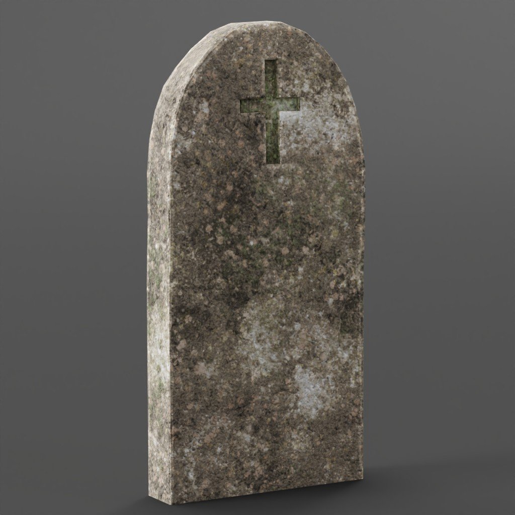 Gravestone 03 | Urban Environment models | BlenderKit