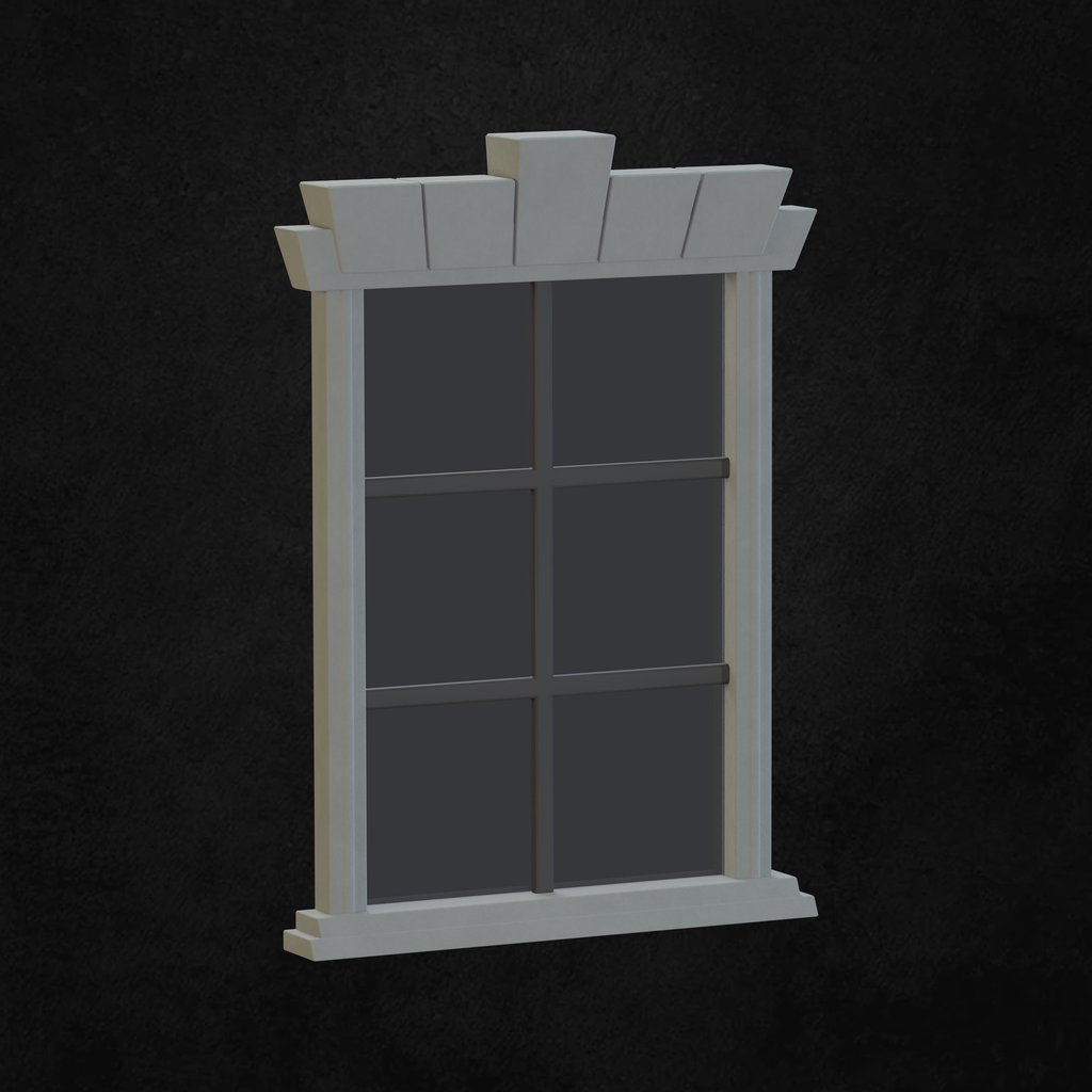 Classical Window | Windows models | BlenderKit