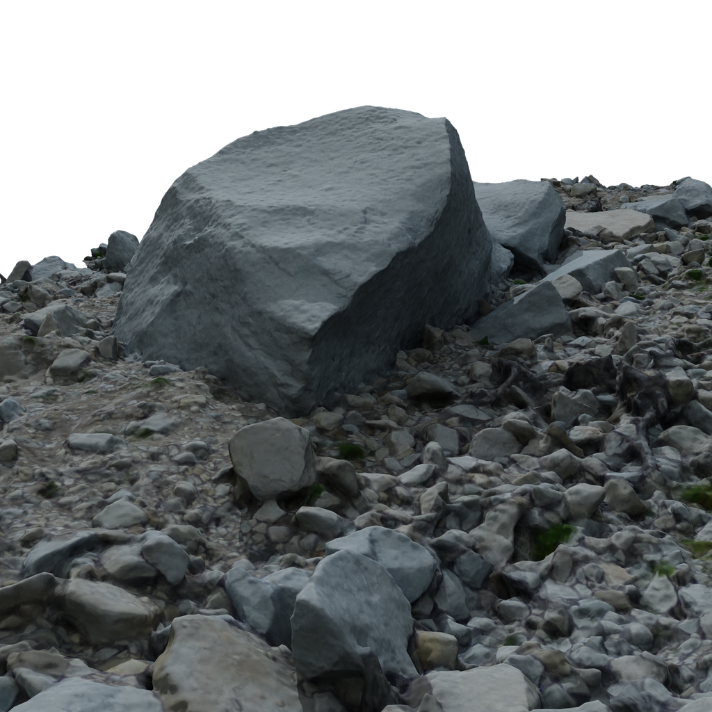 Boulder Field 2 | FREE Environment Elements models | BlenderKit