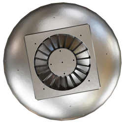 Procedural Animated Air Vent Fan | FREE tech materials | BlenderKit