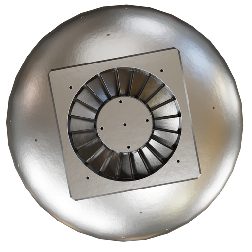 Procedural Animated Air Vent Fan | FREE tech materials | BlenderKit