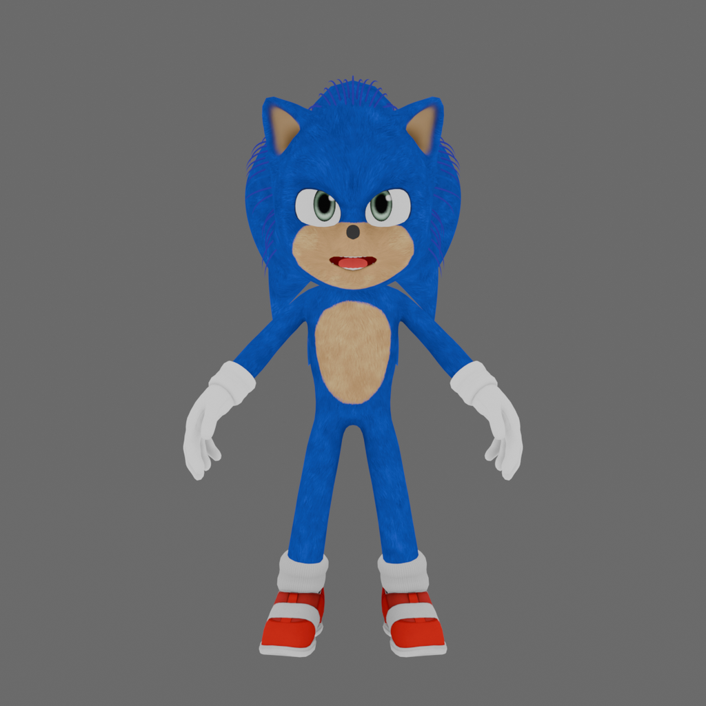 BlenderKit | Download the Sonic model