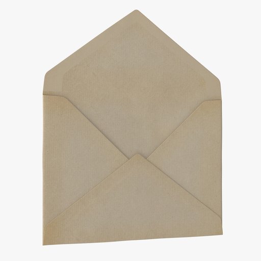 Envelope - Opened | Interior Decorations models | BlenderKit