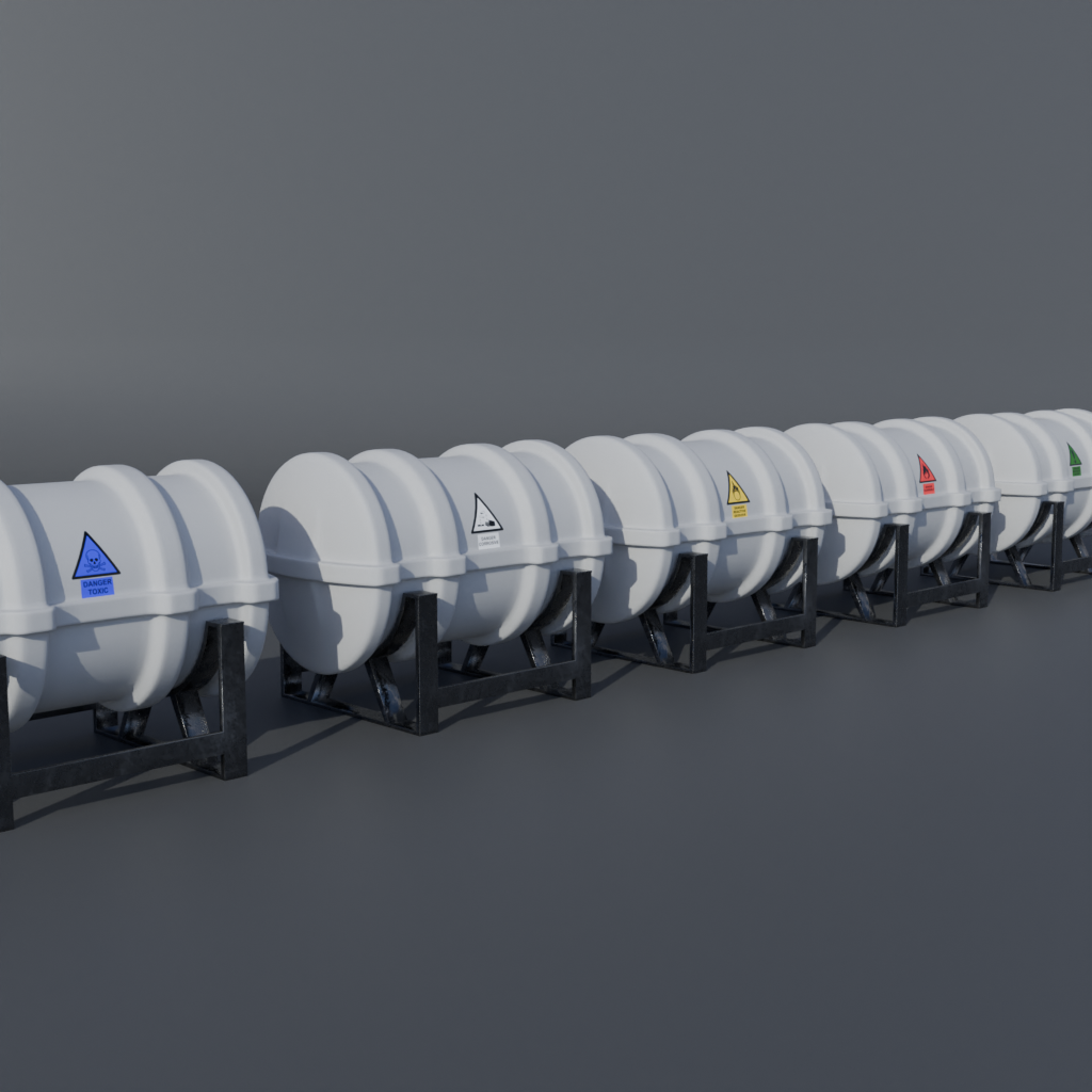 Industrial Liquid Containers | FREE Containers models | BlenderKit