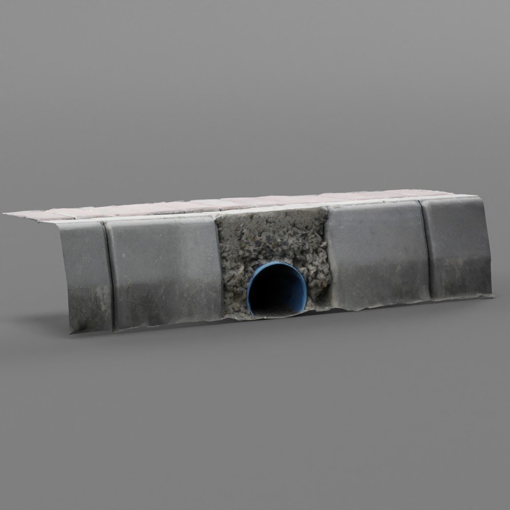 Sewerage pipe | Architecture models | BlenderKit