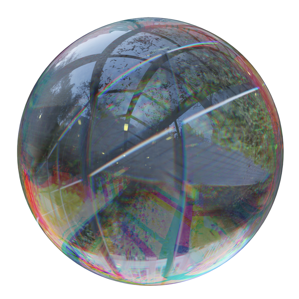 Glass with dispersion procedural | FREE glass materials | BlenderKit