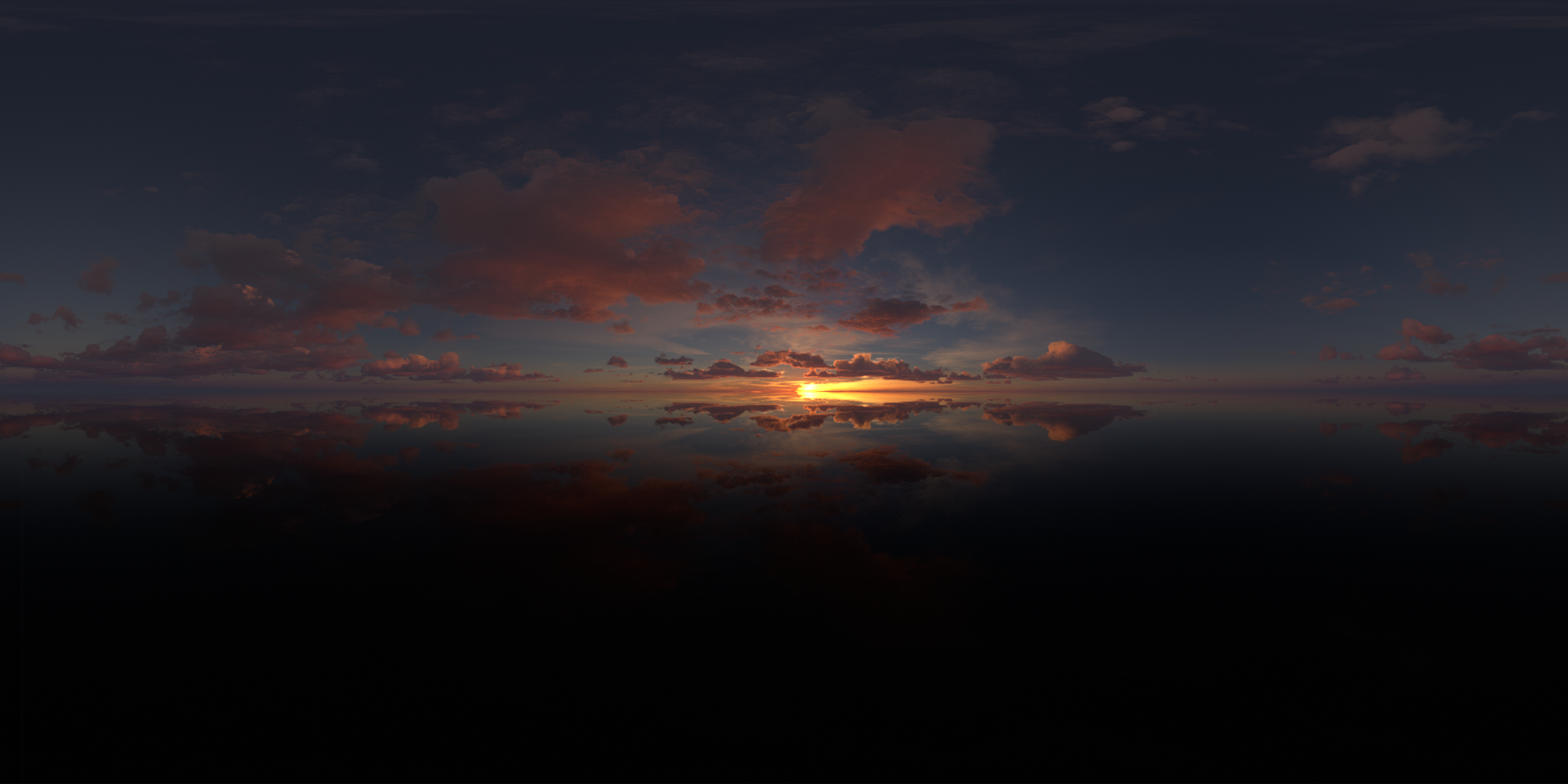 Dramatic Colorful Sunset Sky | Nature HDRis | BlenderKit