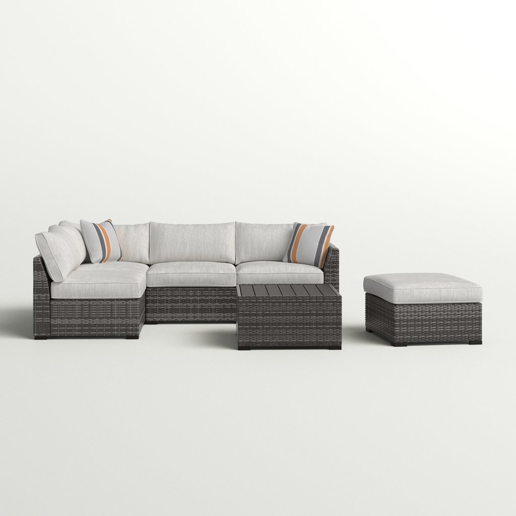 Outdoor Sectional Sofa Set | Outdoor Furniture models | BlenderKit