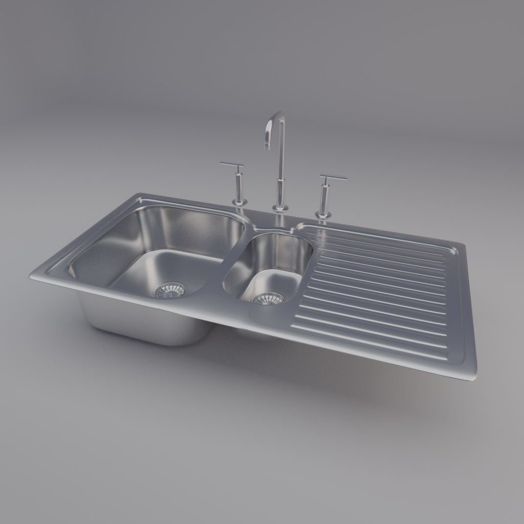 Sink | Kitchen Sinks models | BlenderKit