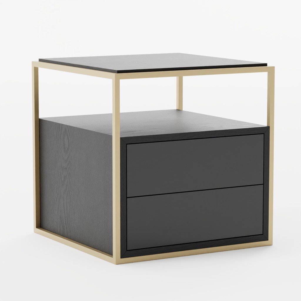 Modern Bedside Table | Sideboard & Drawers models | BlenderKit