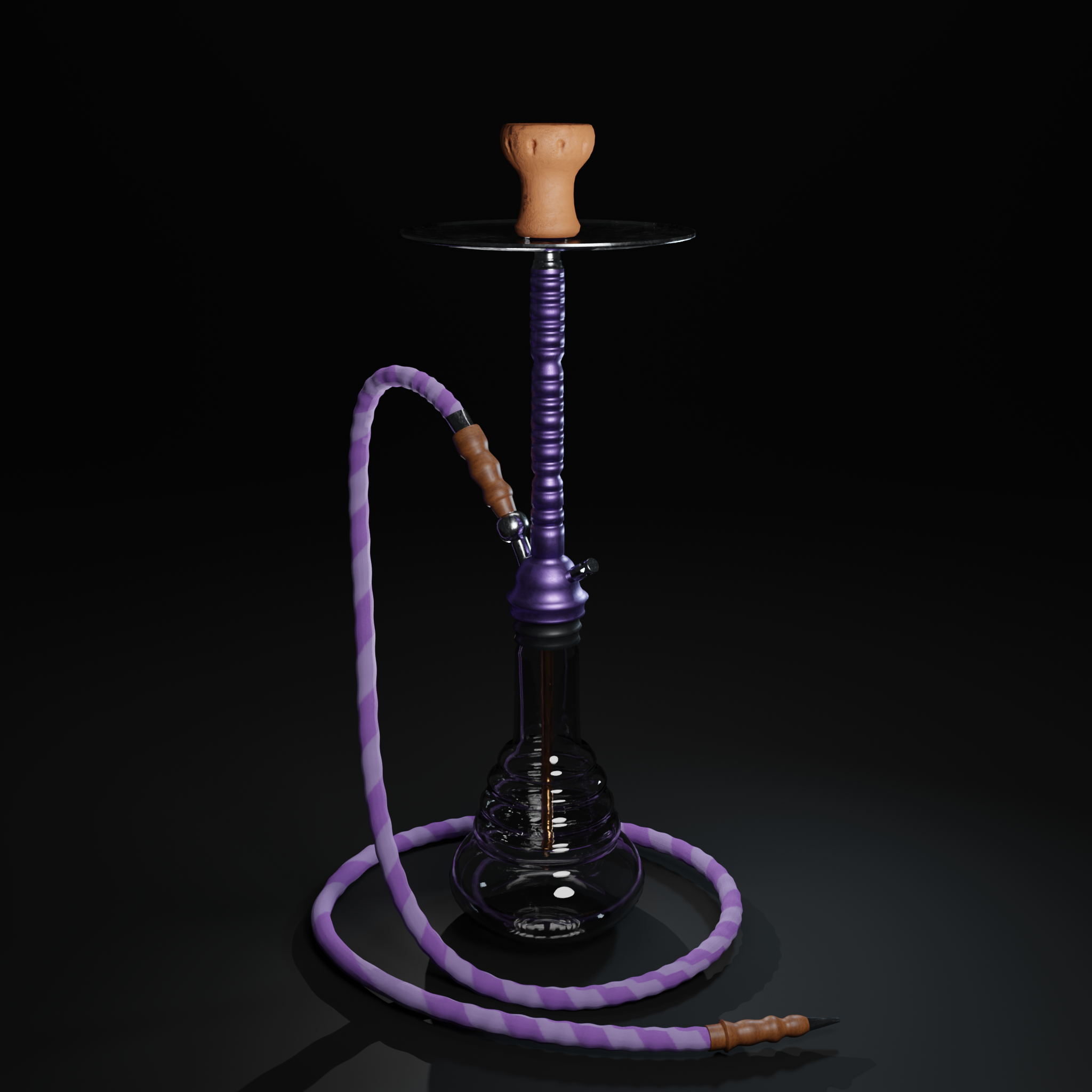 Shisha - hookah | FREE Architecture models | BlenderKit