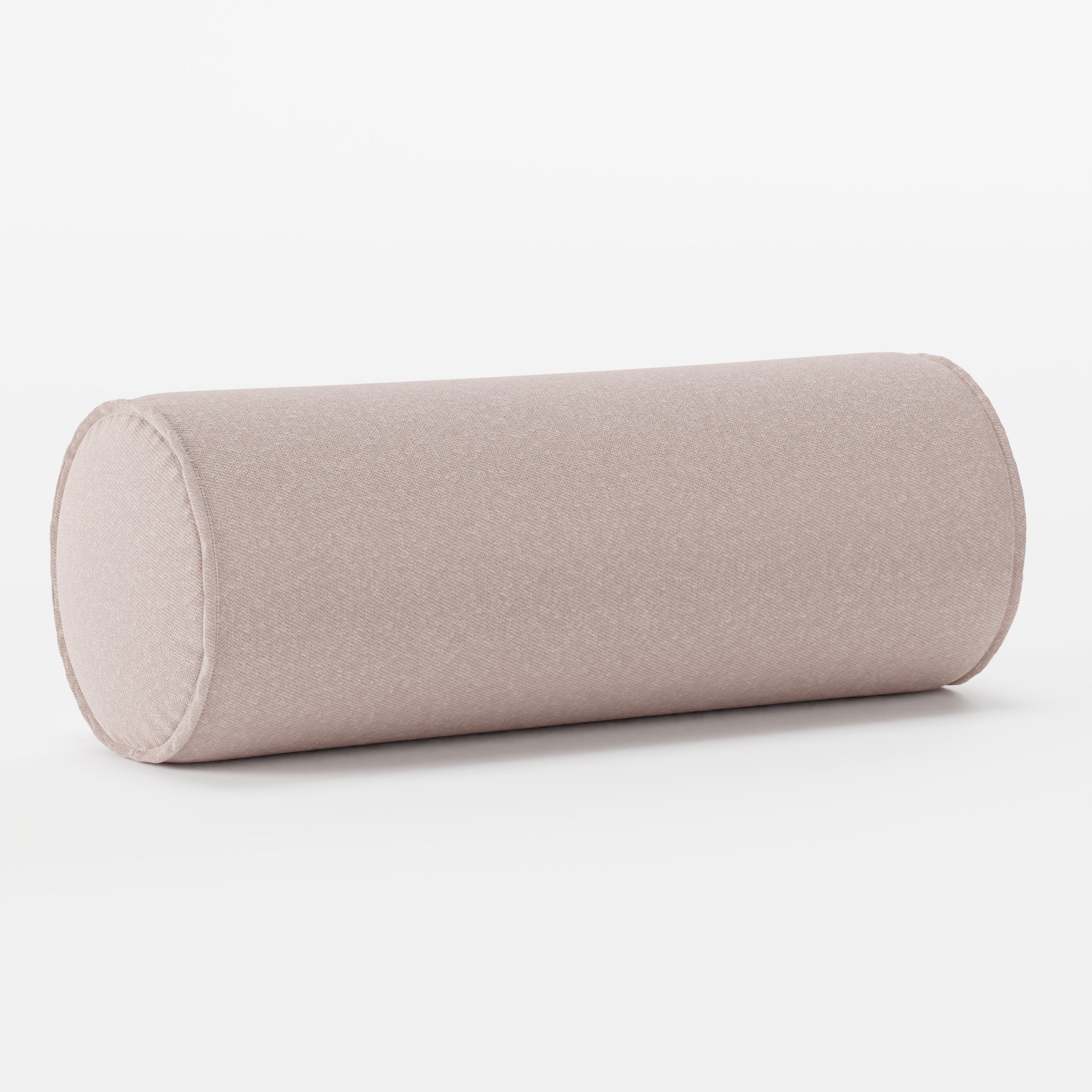 Cylinder Pillow Pale Pink Weave | FREE Pillows models | BlenderKit