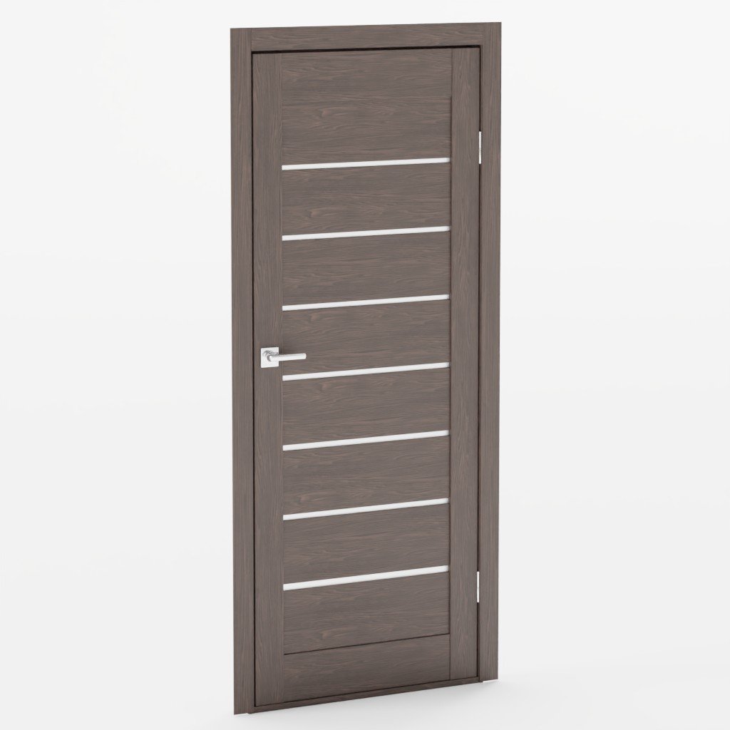 Door(name-Forum,color-wenge) | FREE Doors models | BlenderKit