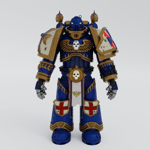 Space Marine | FREE Sci-Fi Characters models | BlenderKit