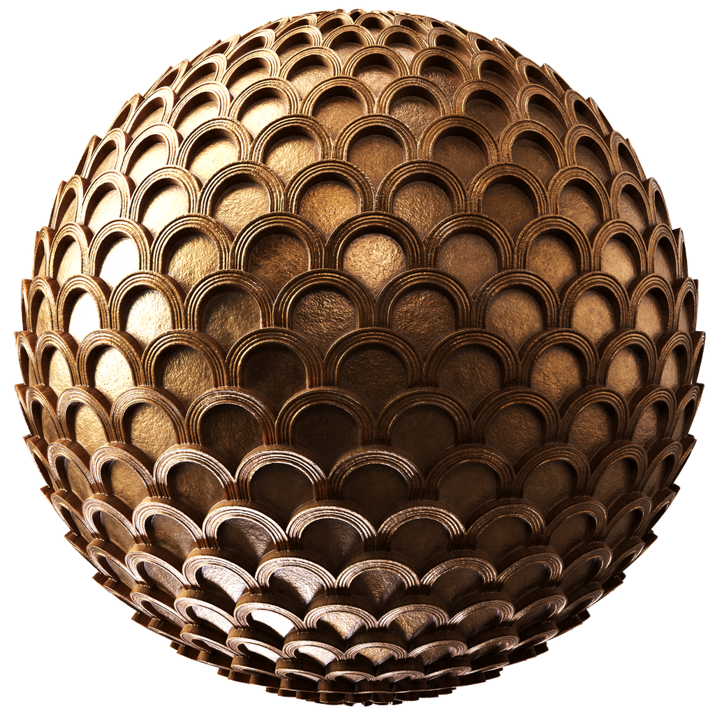 Decorated Wall 01 | FREE metal materials | BlenderKit