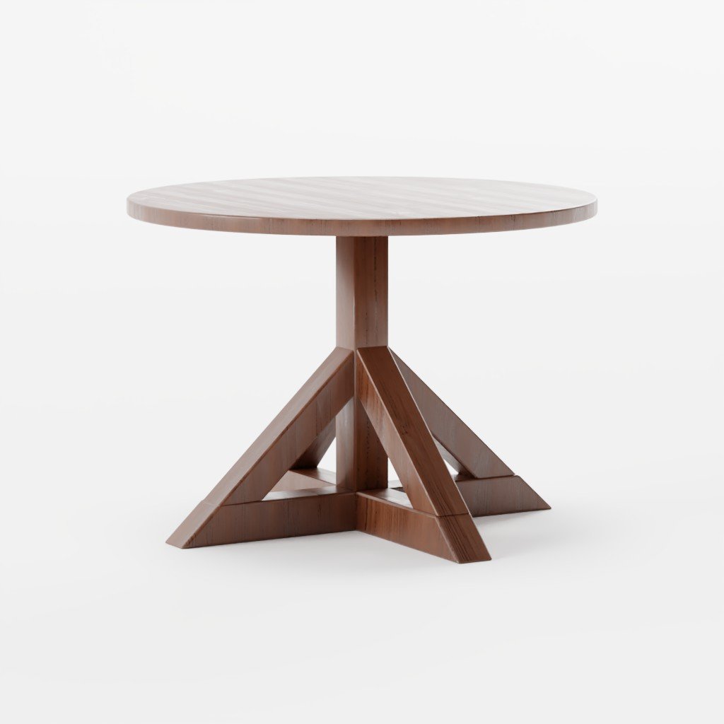 Wood table | Tables models | BlenderKit