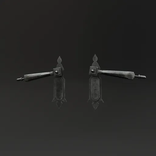 Door Handle Steel | FREE Architecture models | BlenderKit