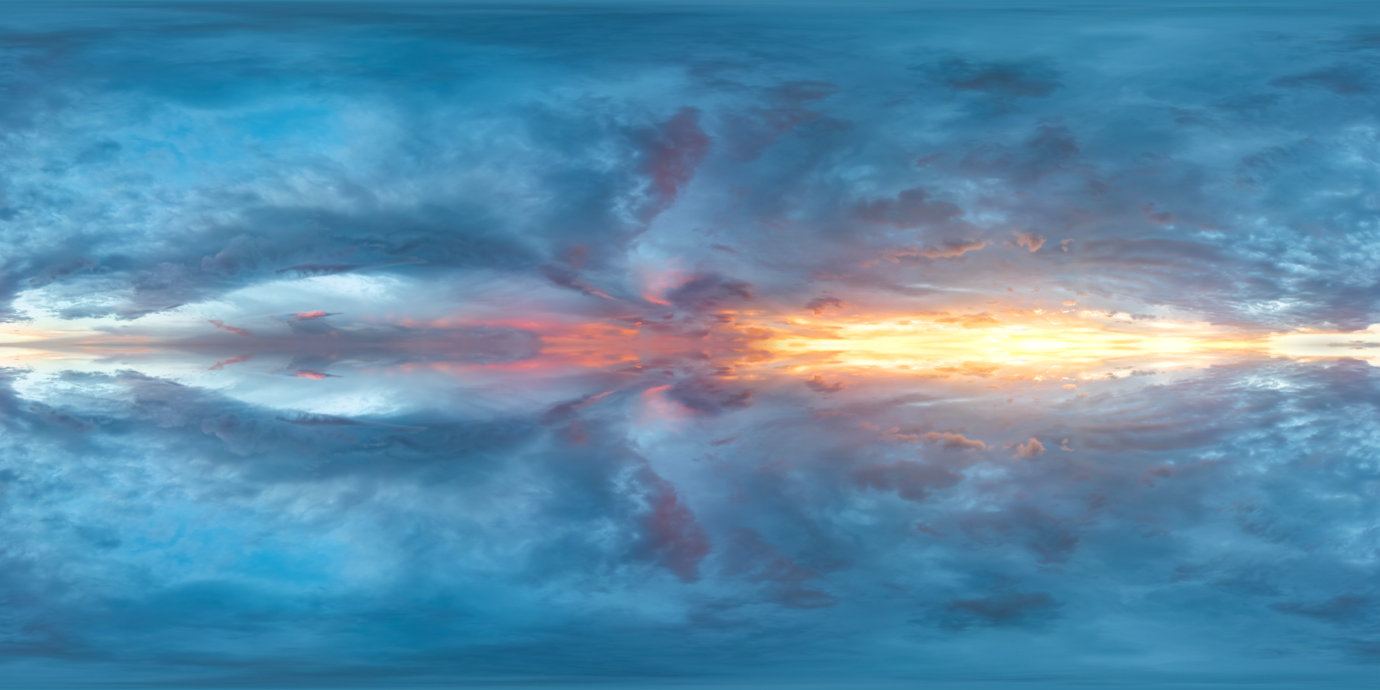 Infinite Sky - Colorful Clouds Sunset | Nature HDRis | BlenderKit