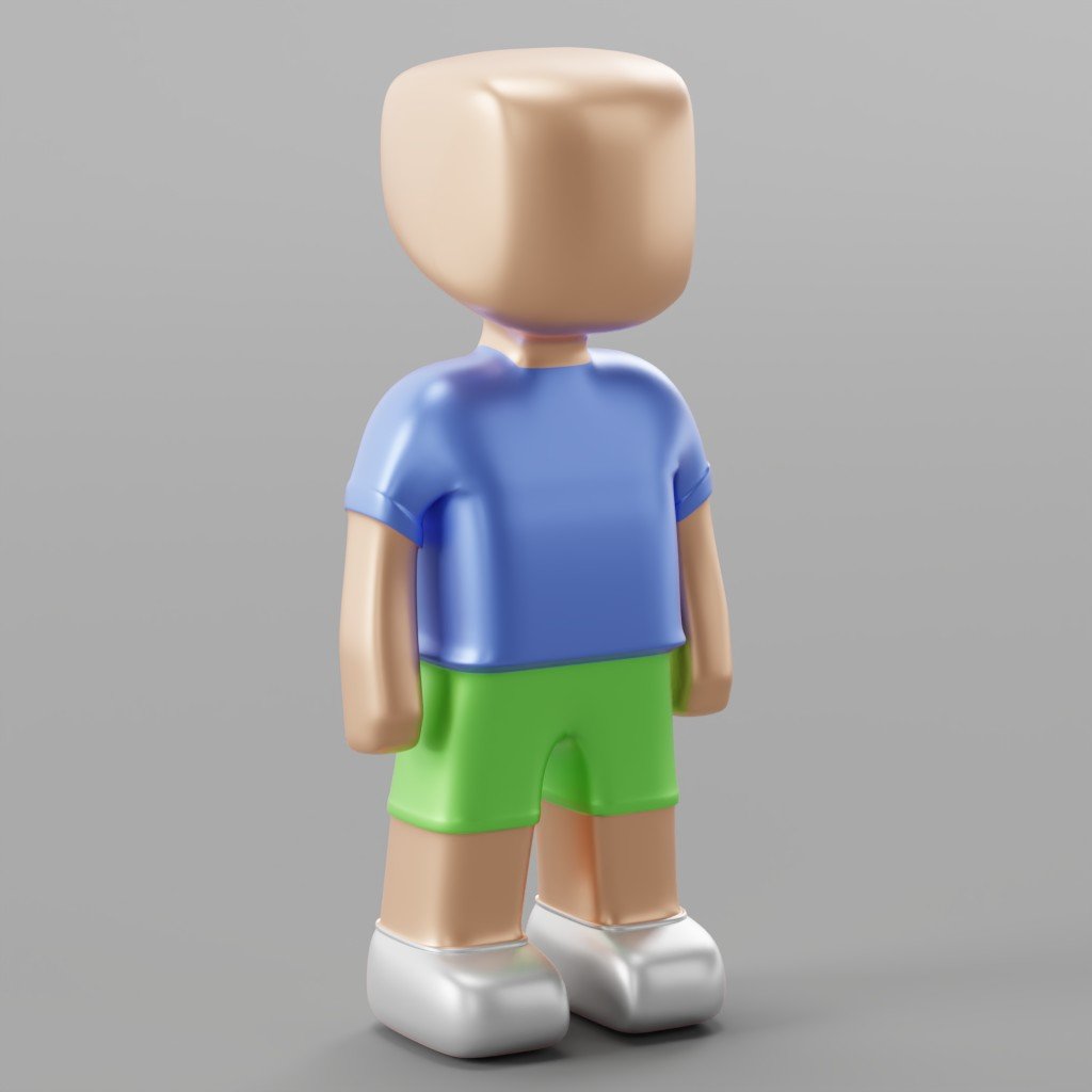 Basic Char Lego | FREE Fantasy Hero / Heroines models | BlenderKit