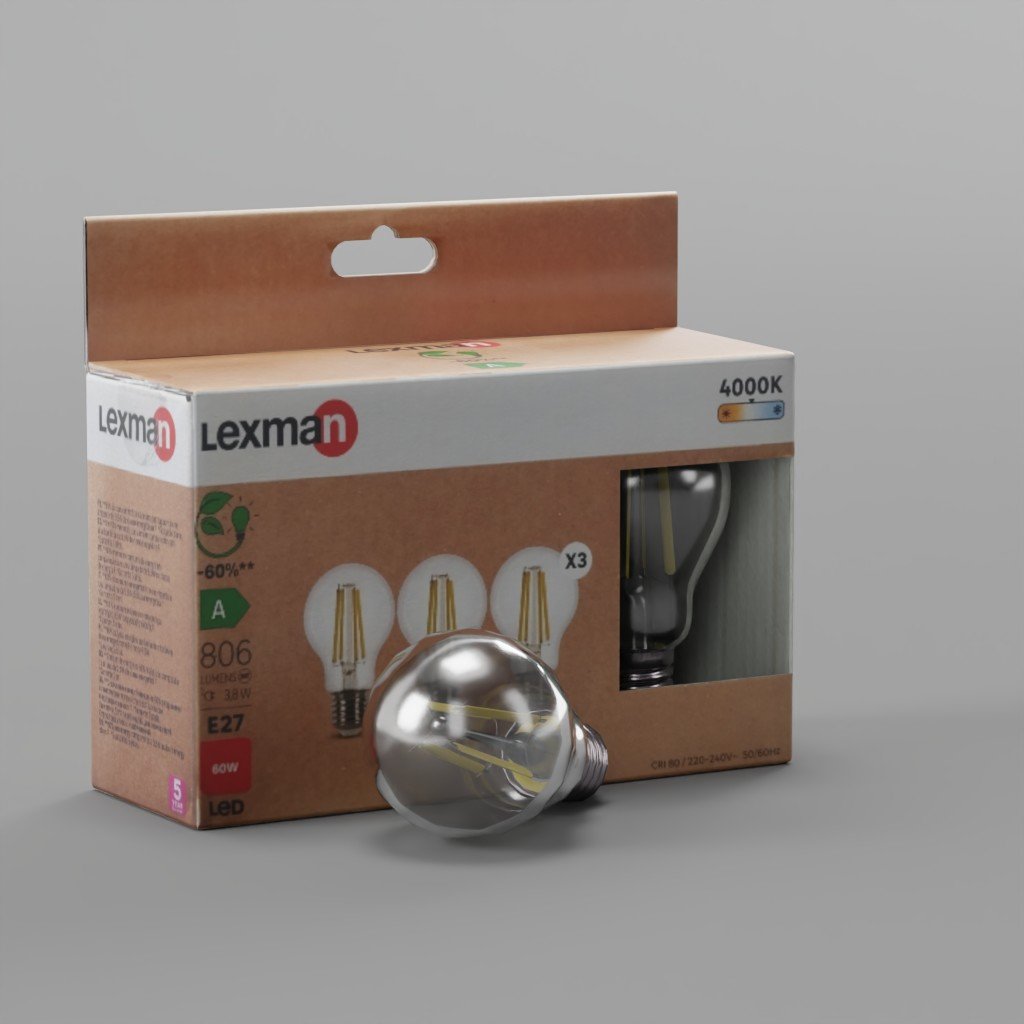 Lexman light x3 | Miscellaneous models | BlenderKit