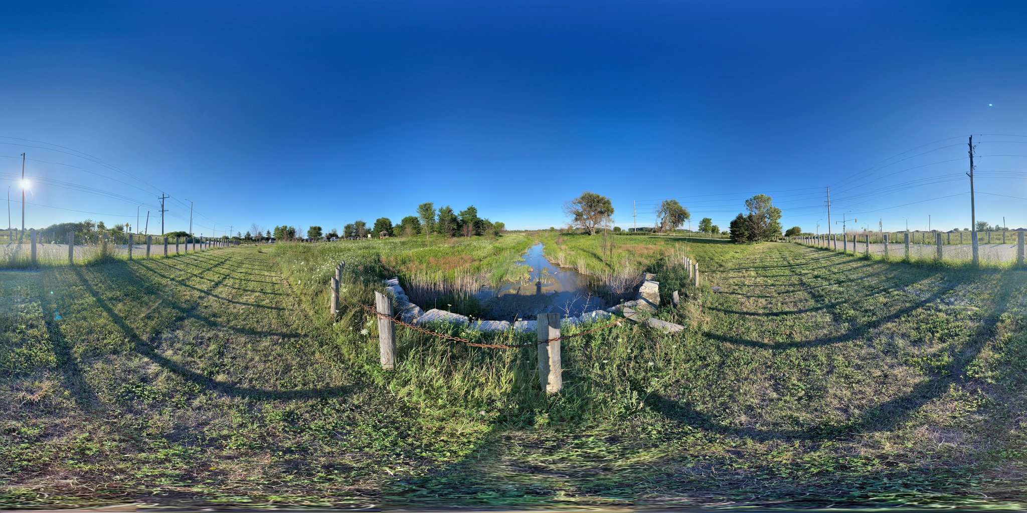 Bluesky River Grass Green | Nature HDRis | BlenderKit