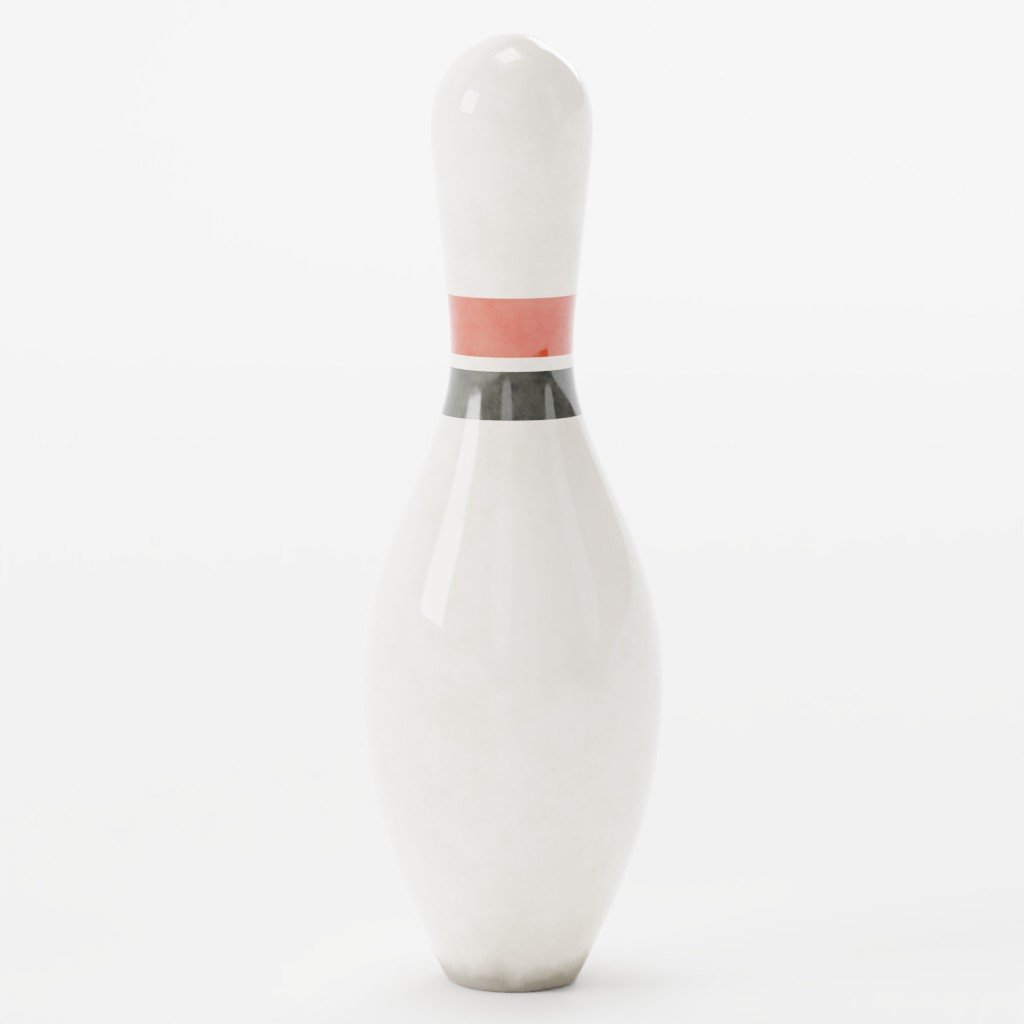 BlenderKit | Download the FREE Bowling pin model