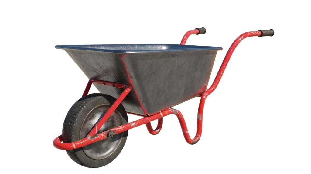 Wheelbarrow | FREE Commercial Buildings models | BlenderKit