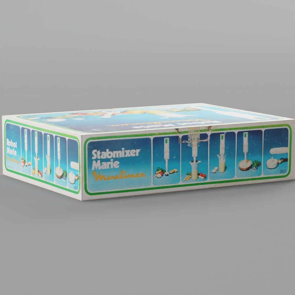Robot Marie Moulinex Box | Miscellaneous models | BlenderKit
