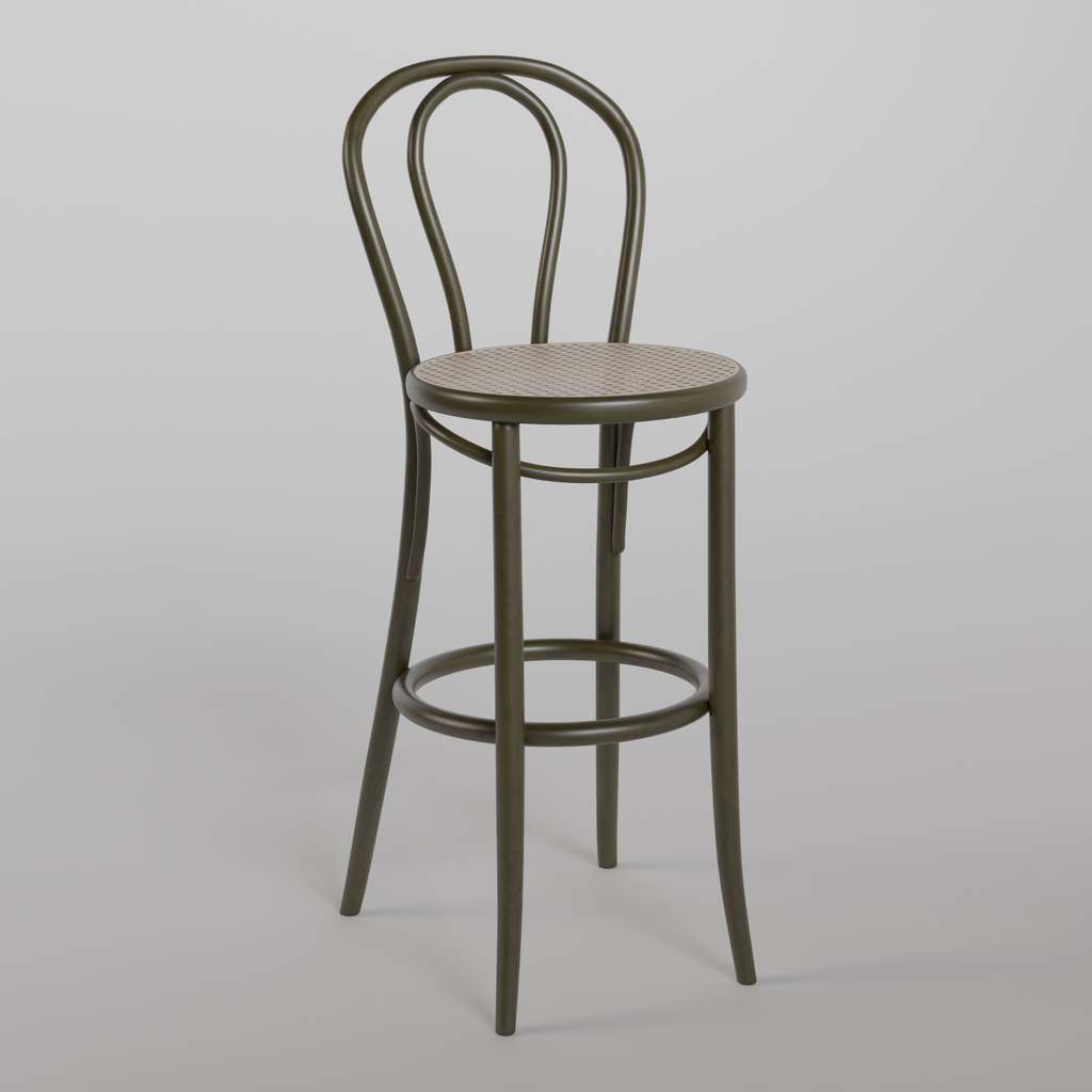18 Barstool B580 - Forest Green | Bar chairs models | BlenderKit