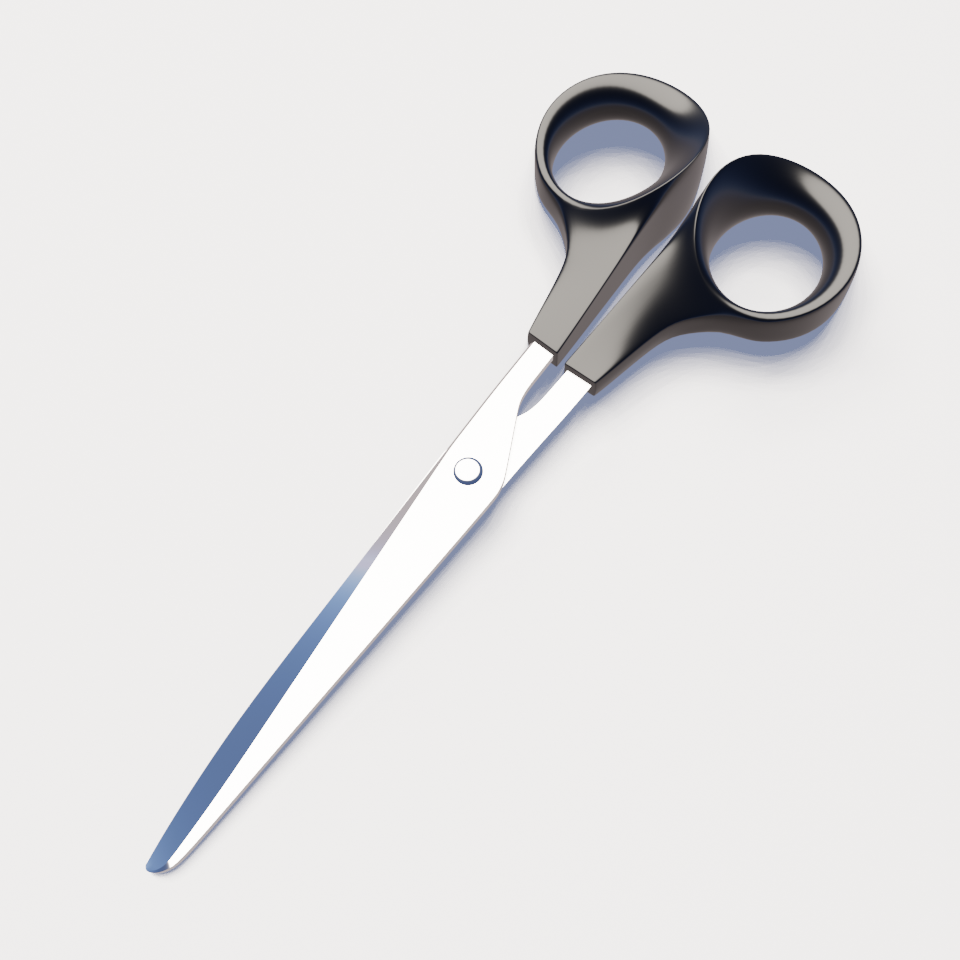Scissors | FREE Stationeries models | BlenderKit