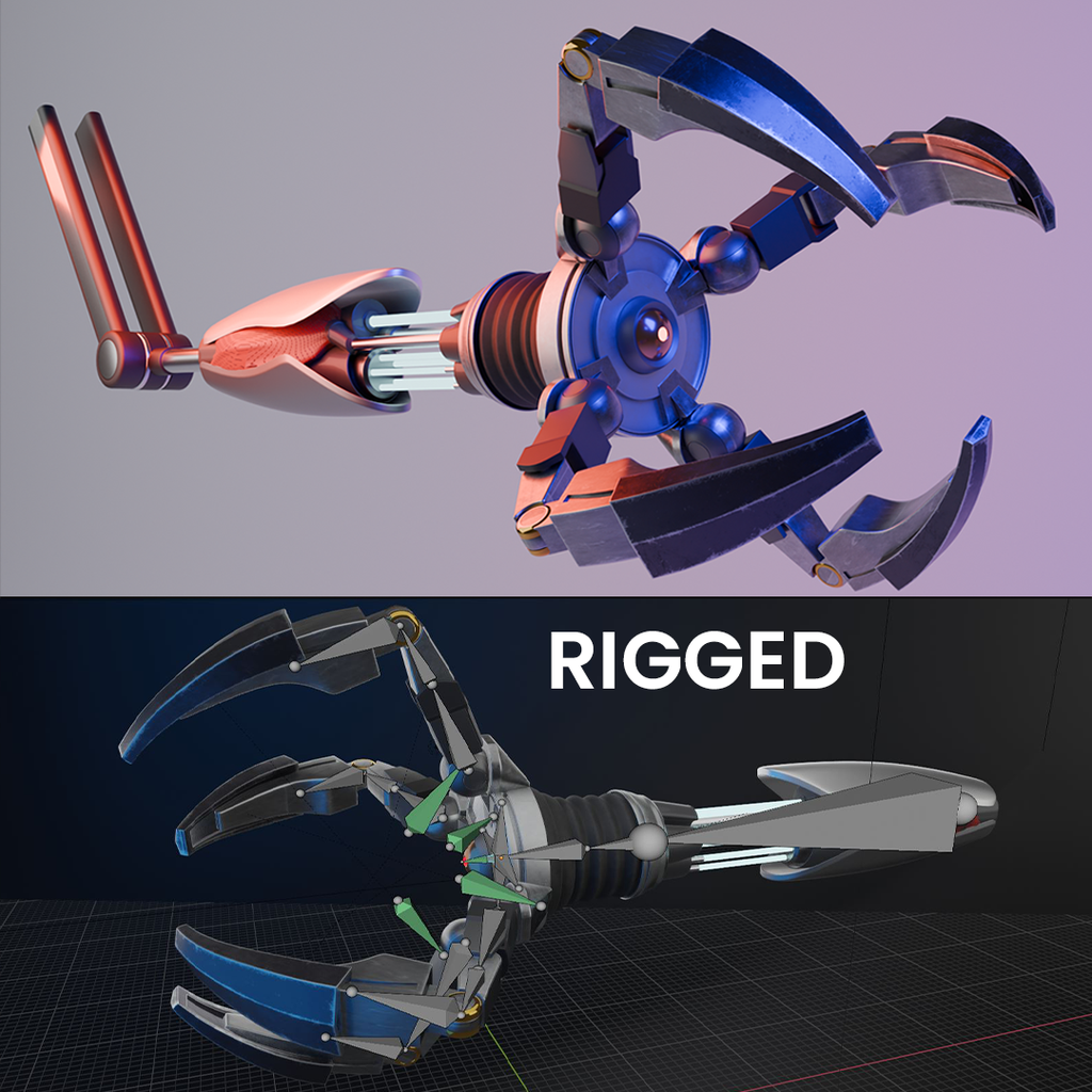 Robotic Arm | Robots Characters models | BlenderKit