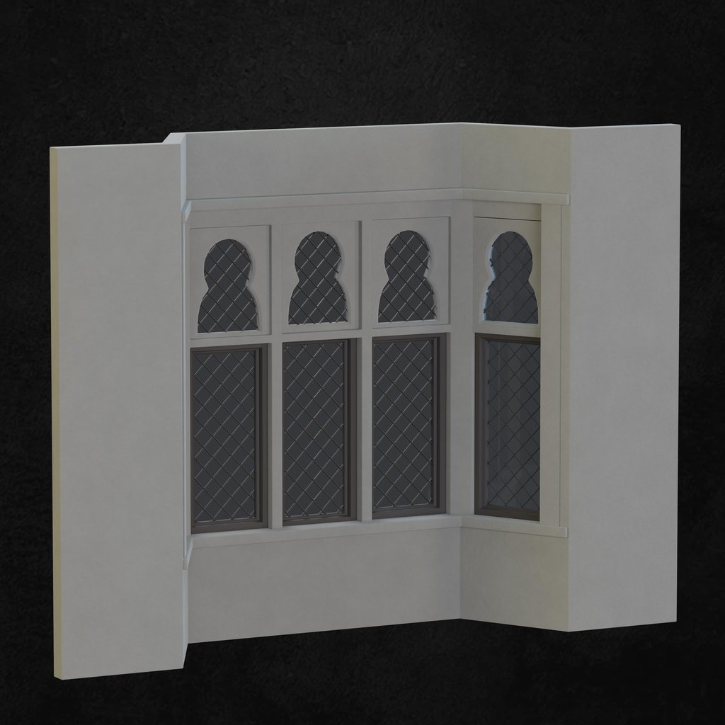 Classical Window | Windows models | BlenderKit