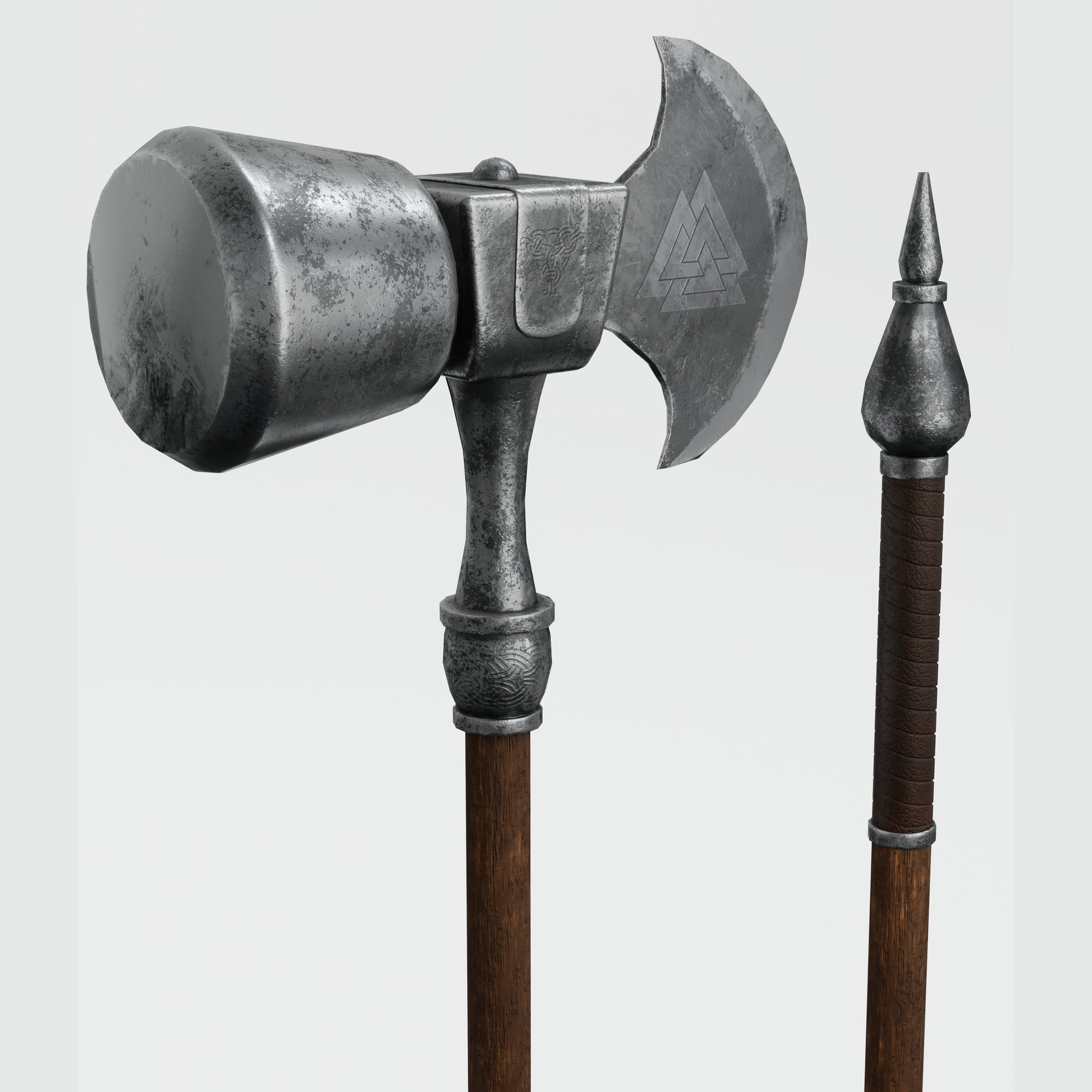 Viking War Axe | FREE Military models | BlenderKit