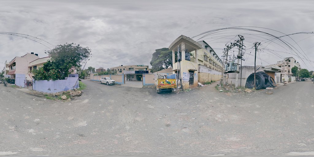 Street Corner | Urban Elements HDRis | BlenderKit