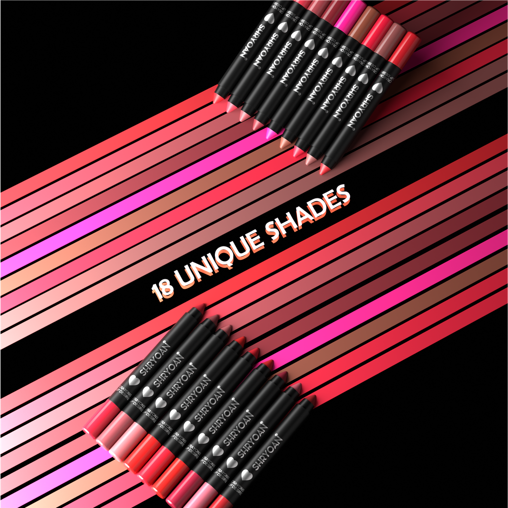 Lip crayons all shades animation | Mockup scenes | BlenderKit