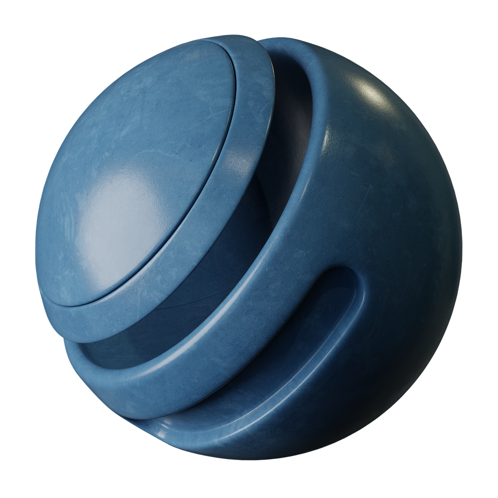 Blue painted metal | FREE metal materials | BlenderKit