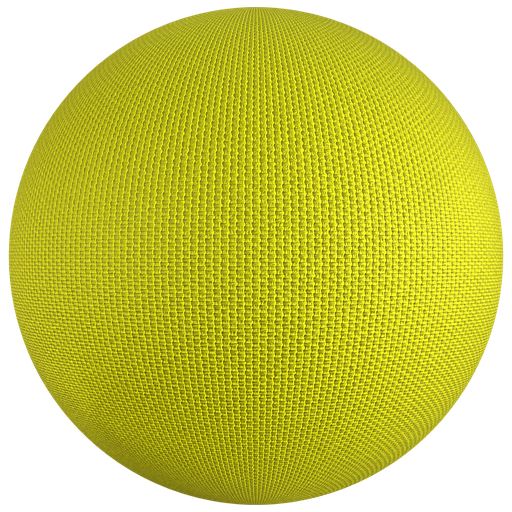 Woven Yellow Fabric PBR Material | FREE fabric materials | BlenderKit