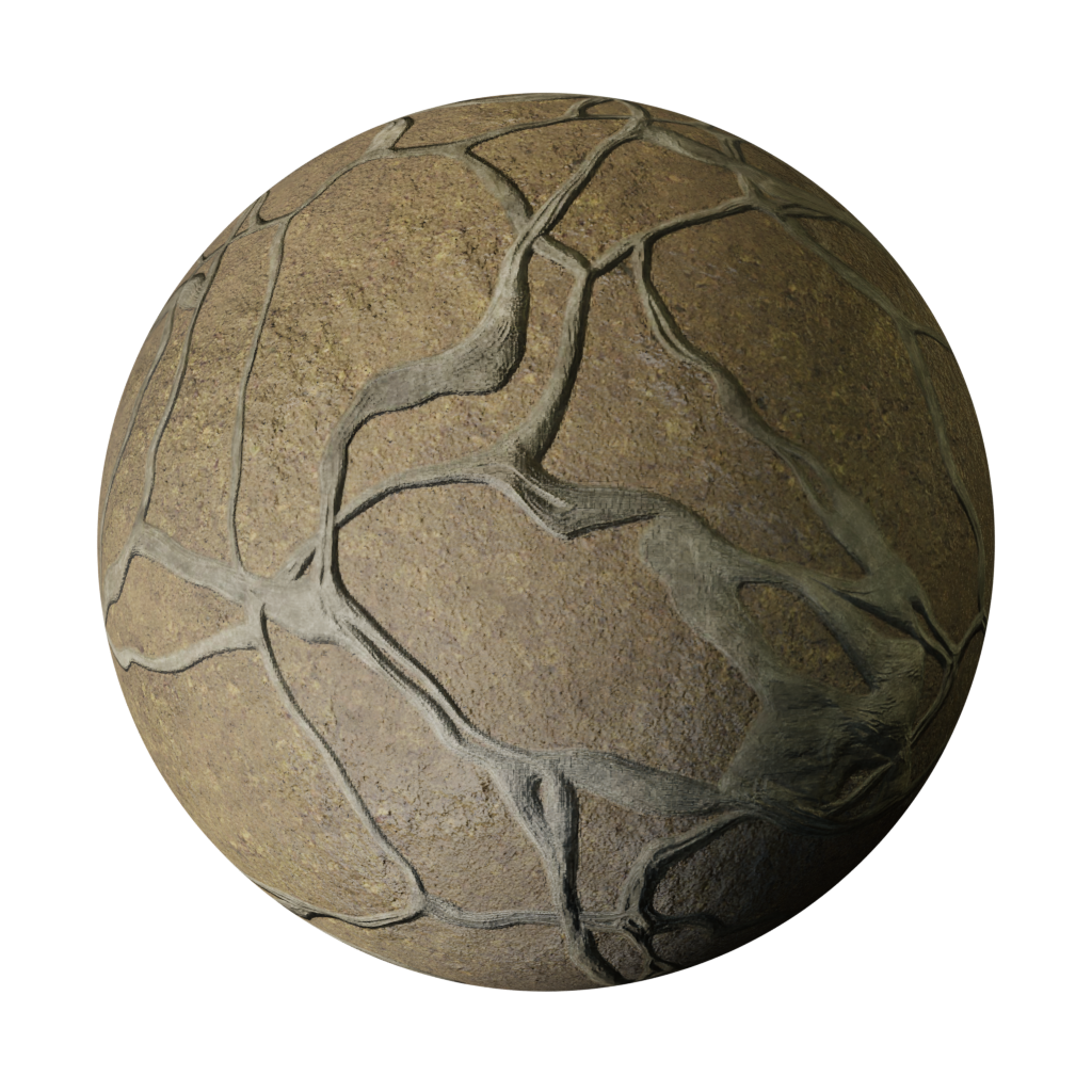 Ground Roots | FREE ground materials | BlenderKit