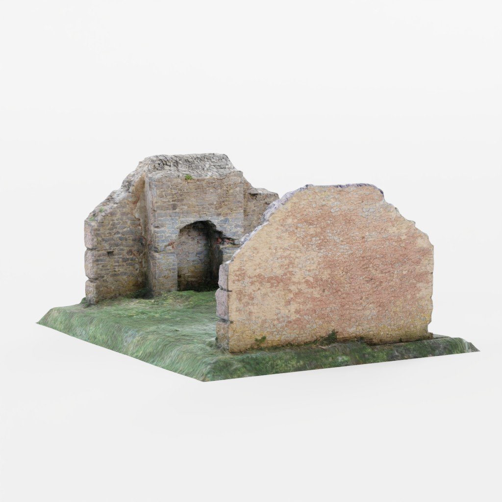 Ruins - Stone Building | Architecture models | BlenderKit
